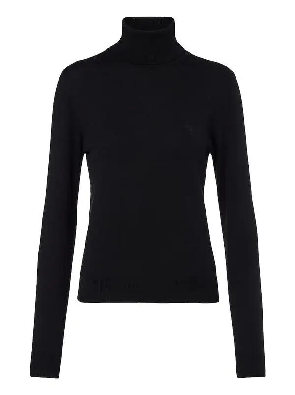 Gucci Wool Turtleneck Sweater - Black