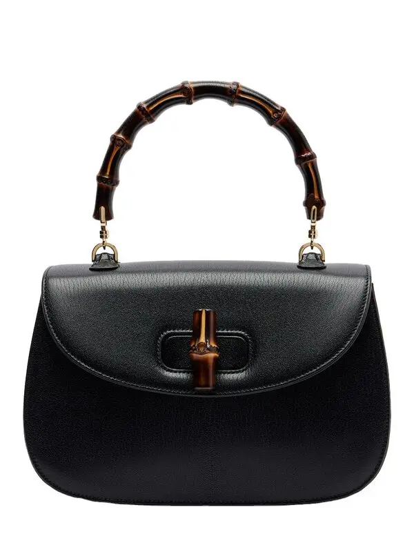Gucci Bamboo 1947 Medium Top-handle Bag - Black