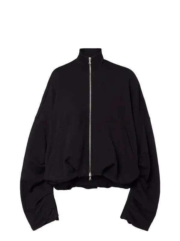 Dries Van Noten Cotton Jersey Sweatshirt - Black