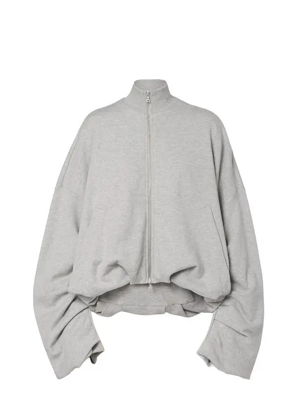 Dries Van Noten Cotton Jersey Sweatshirt - Grey