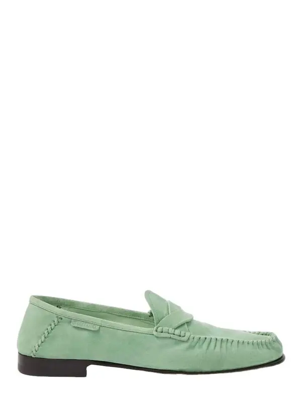 TOM FORD Ripley Suede Loafers - Green