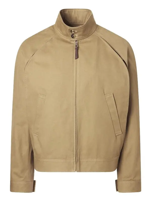 Loewe Layered Cotton Gabardine Jacket - Beige