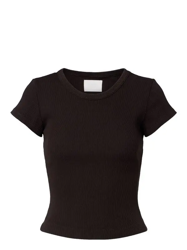 Citizens Of Humanity Nello Ribbed-knit T-shirt - Brown