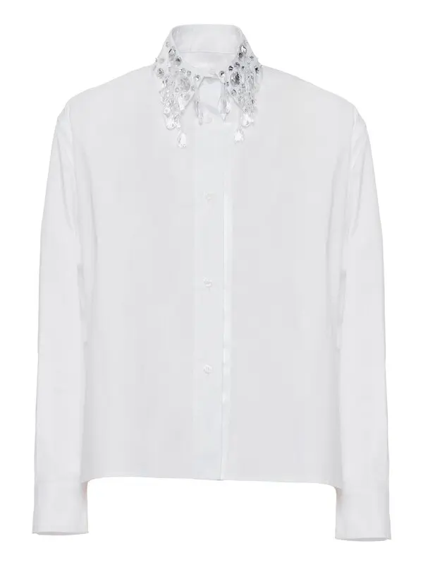 DES_PHEMMES Button-up Shirt - Off-white