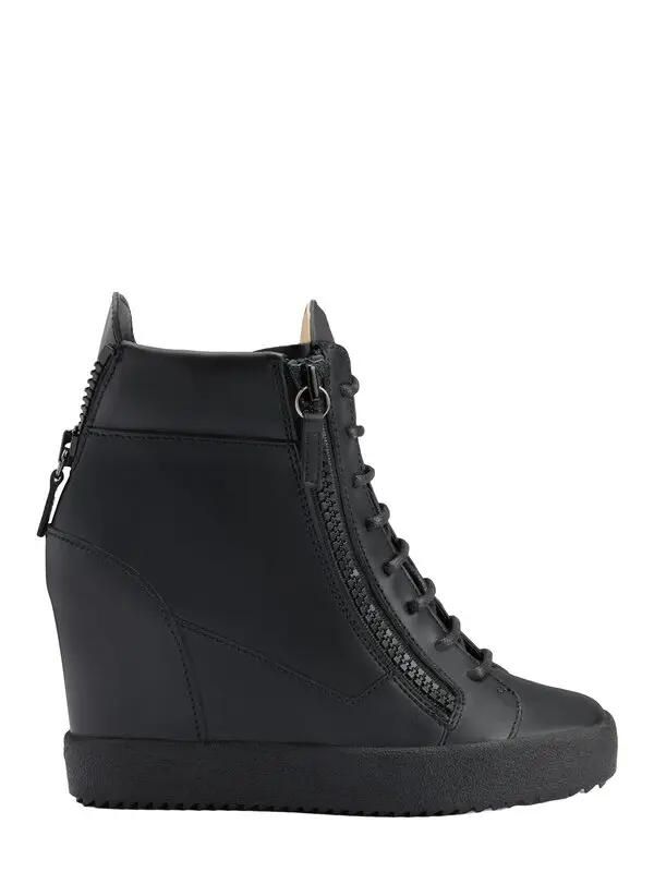 GIUSEPPE ZANOTTI Addy Wedge Sneakers - Black