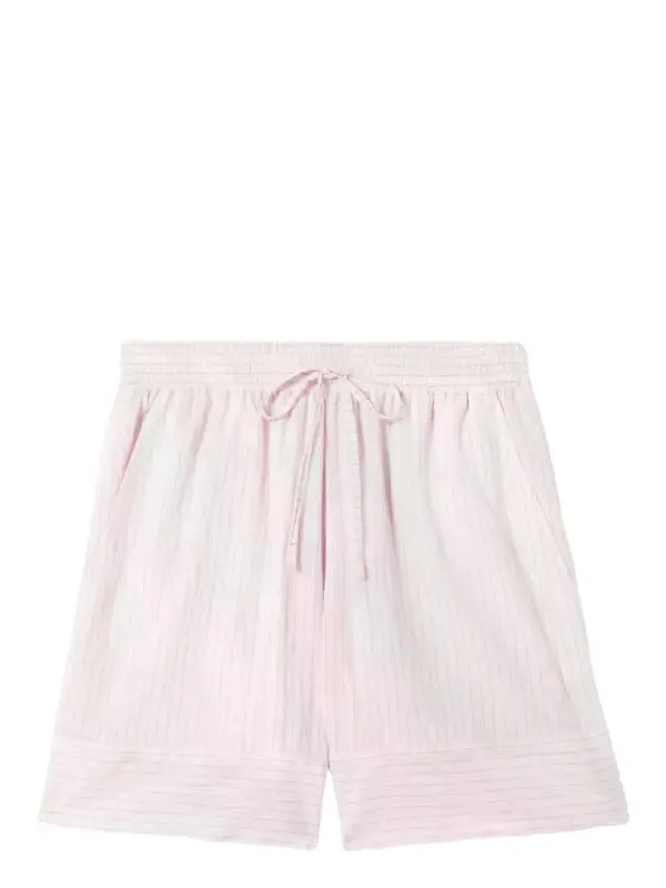 Claudie Pierlot Striped Drawstring Shorts - Pink