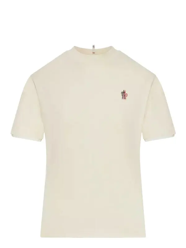 Moncler Stretch T-shirt - Neutrals