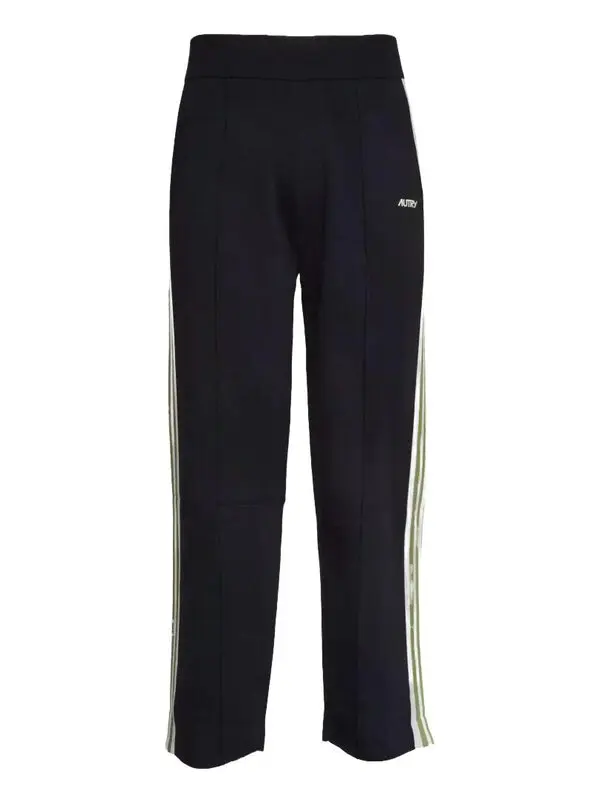 AUTRY Side-stripe Track Pants - Black