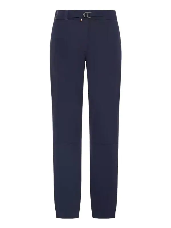 Moncler Belted Straight Trousers - Blue