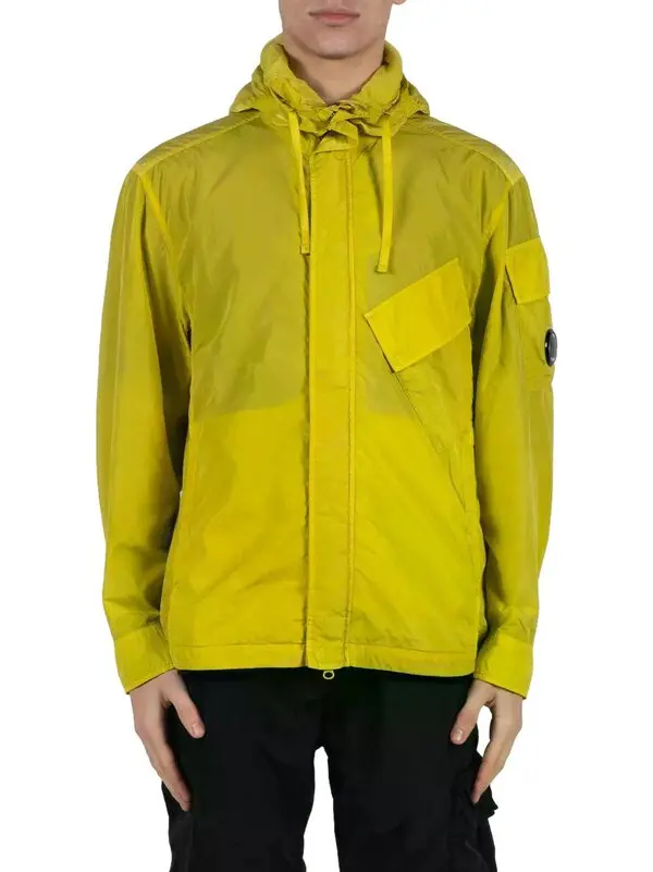 C.P. COMPANY Hooded Pocket Jacket - Yellow