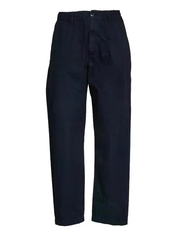 C.P. COMPANY Button Zip Trousers - Blue