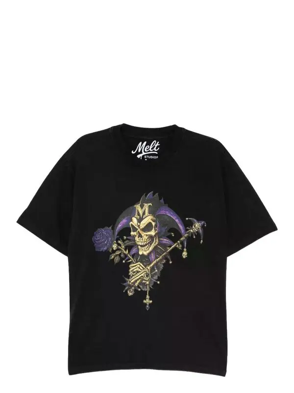 MELT Graphic-print T-shirt - Black