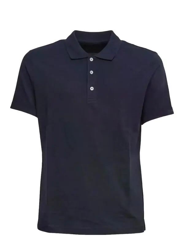 FAY Three-button Polo Shirt - Blue