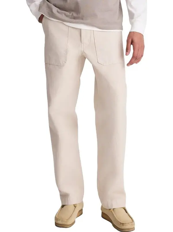 Madewell Reverse Sateen Fatigue Pants - Stone