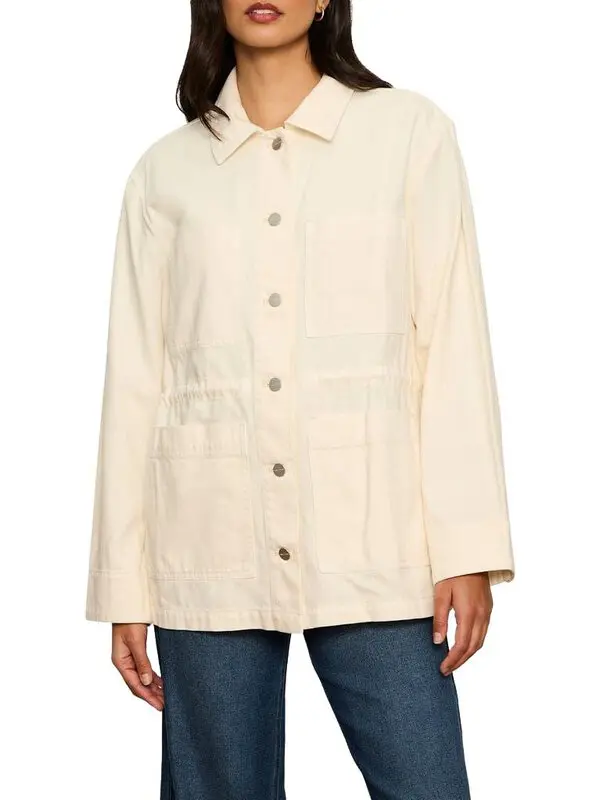 Sanctuary Cotton Greenhouse Jacket - Collagen White