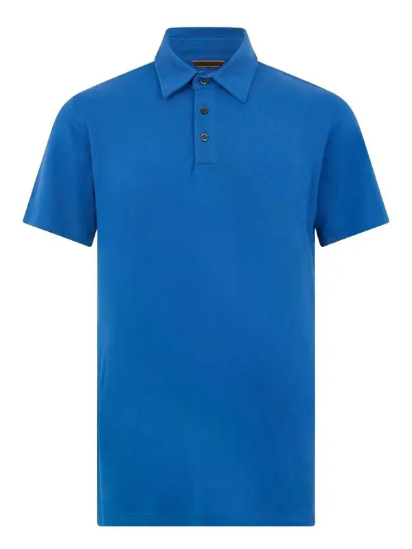 MOORER Pachino Polo Shirt - Blue
