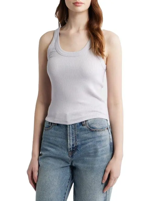 Rag & Bone The Essential Rib Tank - Lavender Mist