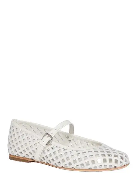 Paige Jaden Cutout Mary Jane Flat - Cream