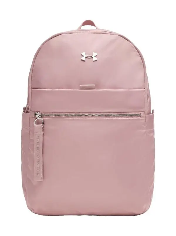 Under Armour Studio Campus Water Repellent Backpack - Pink//metallic Silver