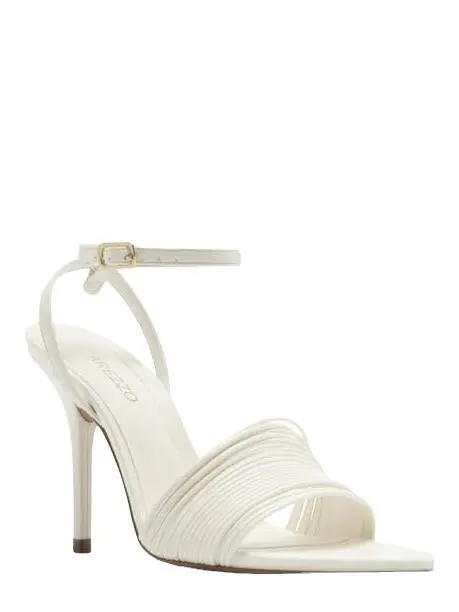 AREZZO Elani Ankle Strap Sandal - Cream White