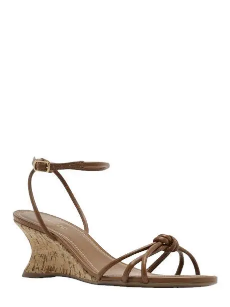 AREZZO Thara Ankle Strap Wedge Sandal - Soul Natural