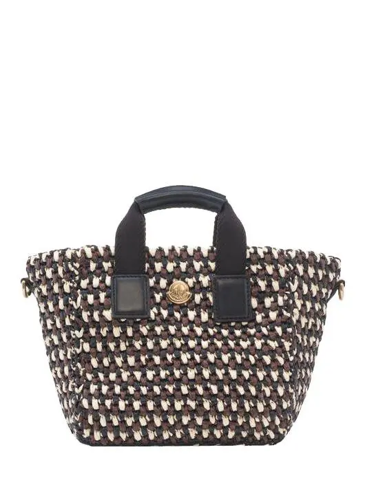 Moncler Micro Caradoc Crossbody Bag - Raffia