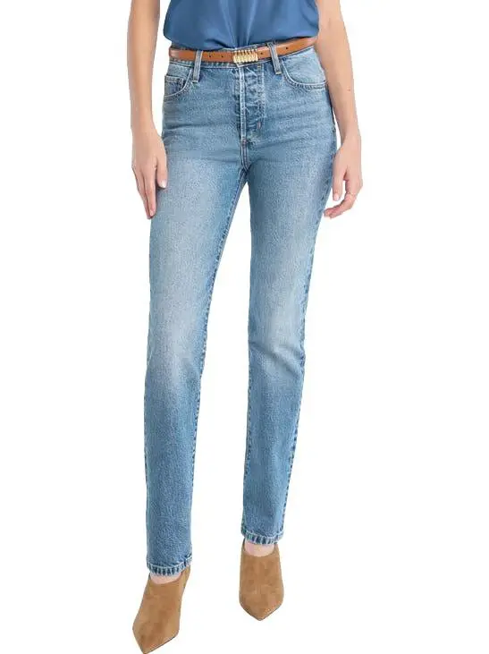 FAVORITE DAUGHTER The Jen Straight Leg Jeans - Haines