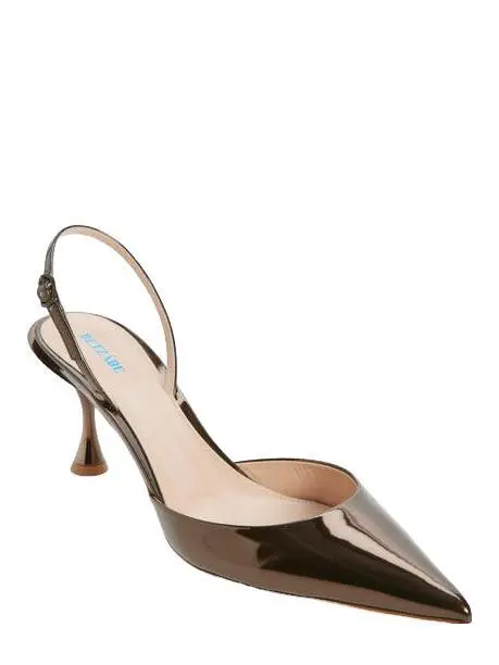 BETZÁBE Sofia Metallic Slingback Pumps - Metallic Rust/copper