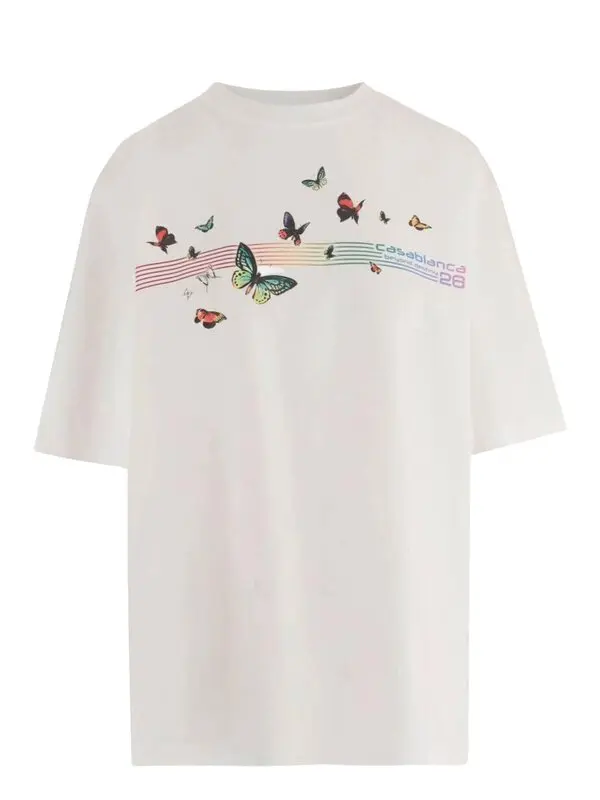 Casablanca Butterfly T-shirt - White