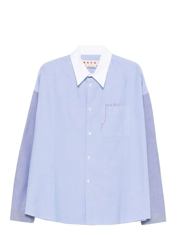 Marni Cotton Shirt - Sky Blue