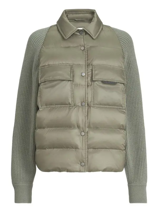 Brunello Cucinelli Nylon Short Down Jacket - Green