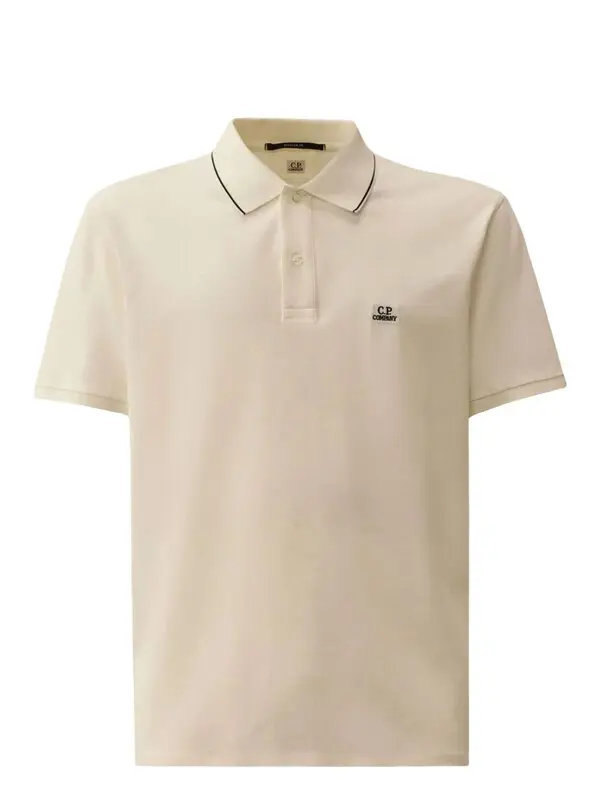 C.P. COMPANY C. P. Company Piquet Polo Shirt - White