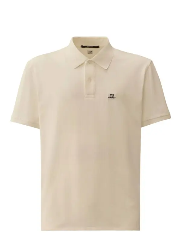 C.P. COMPANY C. P. Company Piquet Polo Shirt - White