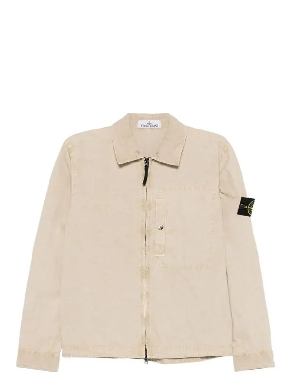 Stone Island Cotton Shirt - Beige