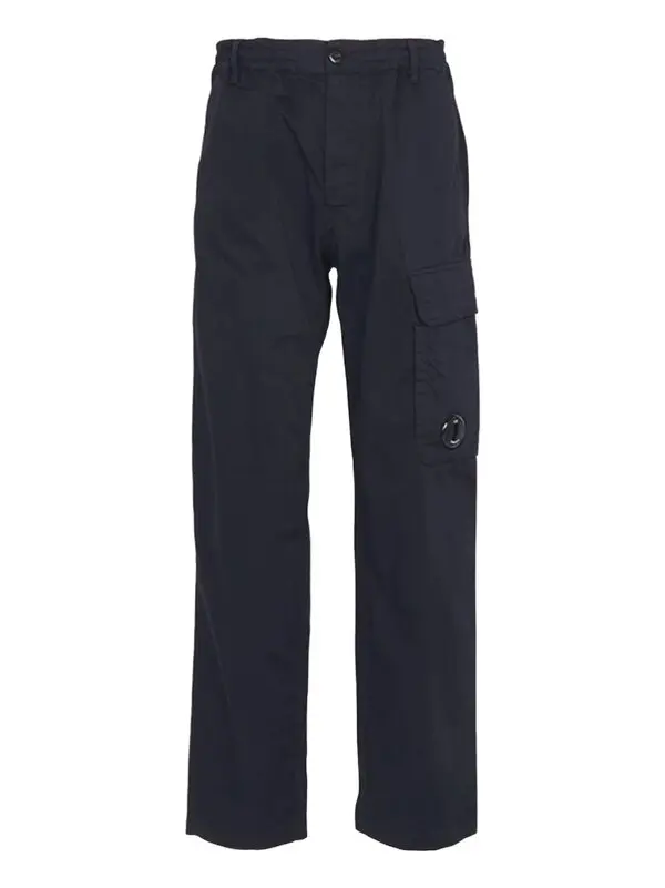 C.P. COMPANY C. P. Company Cargo Trousers With Logo - Blue