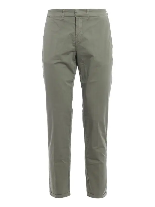 FAY Slim-fit Trousers - Green