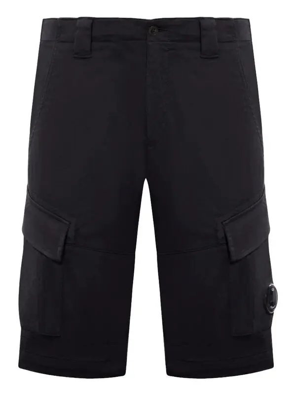 C.P. COMPANY Lens Cargo Shorts - Black
