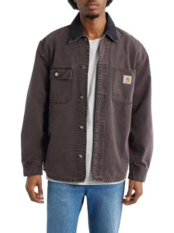 Carhartt Work In Progress Cotton Canvas Shirt Jacket - Palisander