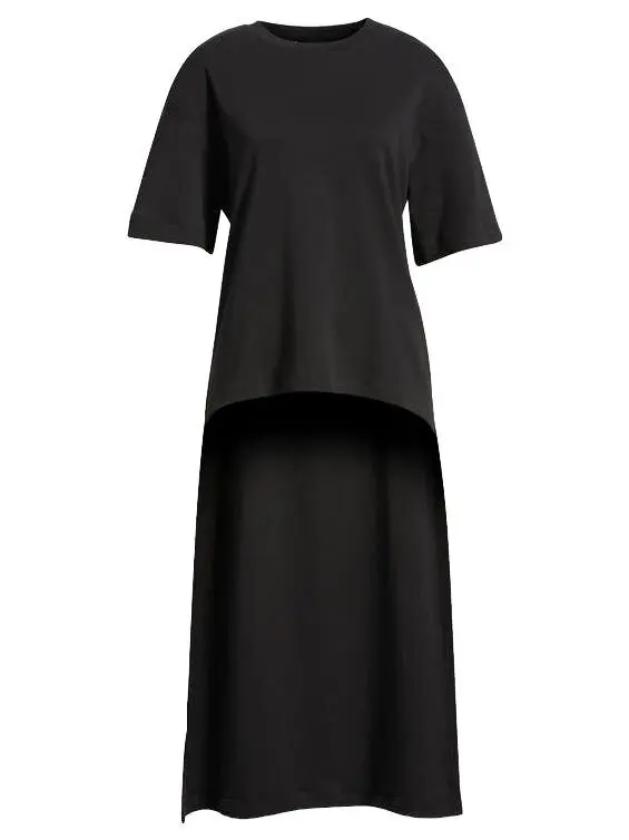 Mango Iris T-shirt Midi Dress - Black