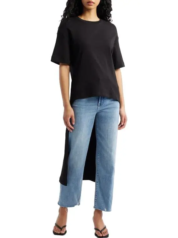 Mango Iris T-shirt Midi Dress - Black