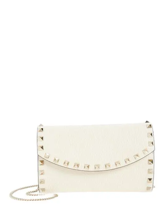 Valentino Garavani Rockstud Crossbody Bag - Light Ivory