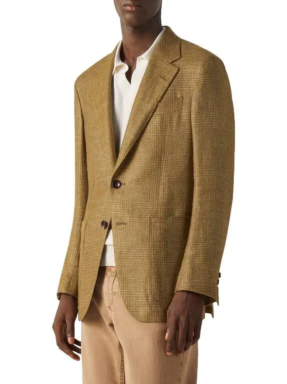 Zegna Cashmere Blend Sport Coat - Olive Green