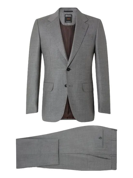Zegna Centoventimila Wool Suit - Grey