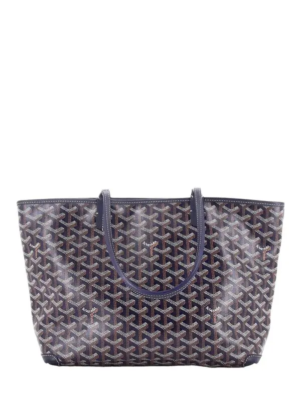 Goyard Artois Tote Coated Canvas Pm - Blue