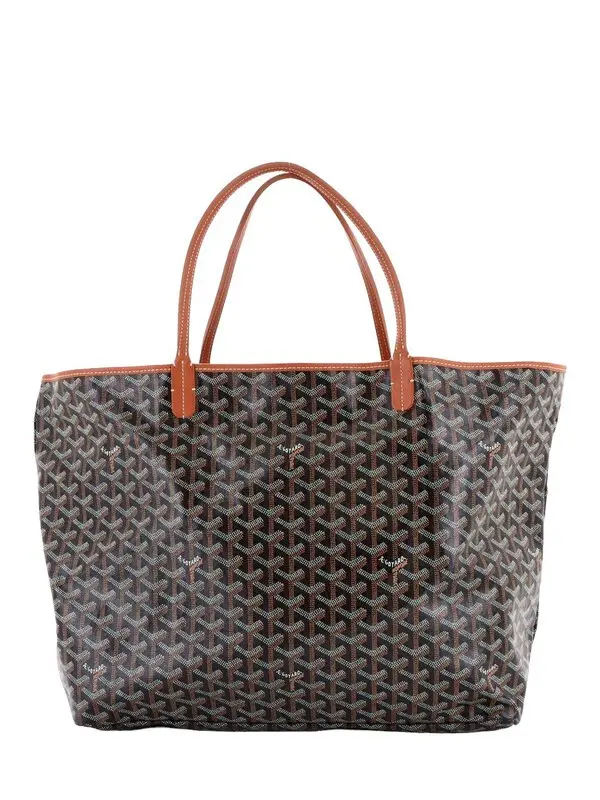 GOYARD Saint Louis Gm Tote Coated Canvas - Brown