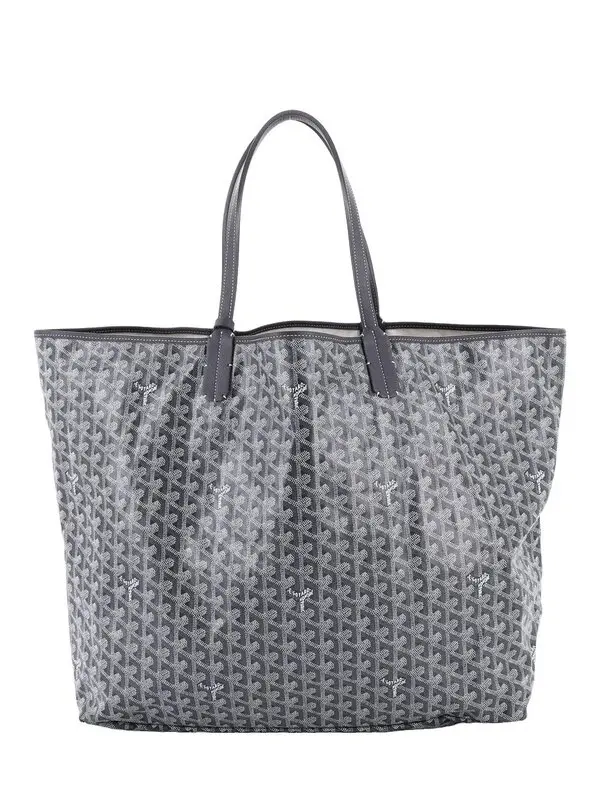 GOYARD Saint Louis Xxl Tote Coated Canvas - Gray