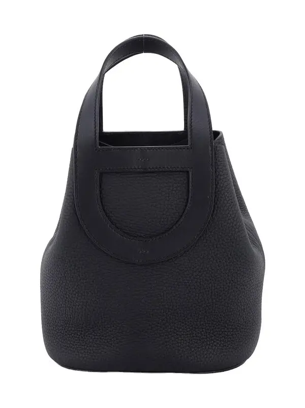 HERMES In-the-loop Bag Clemence With Swift 18 - Noir