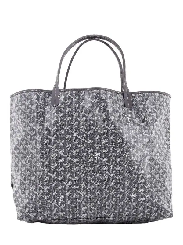 GOYARD Saint Louis Gm Tote Coated Canvas - Gray
