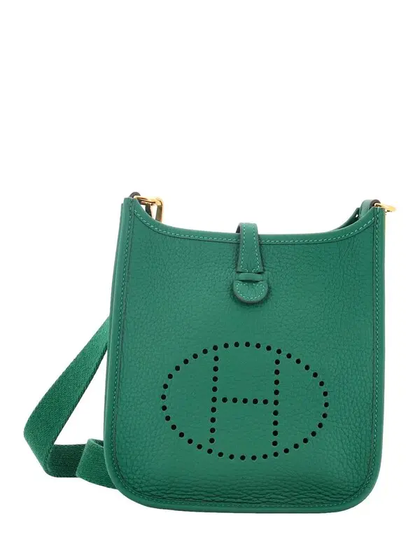 HERMES Evelyne Bag Gen Iii Clemence Tpm - Vert Moyen