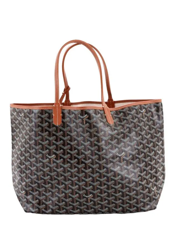GOYARD Saint Louis Pm Tote Coated Canvas - Brown